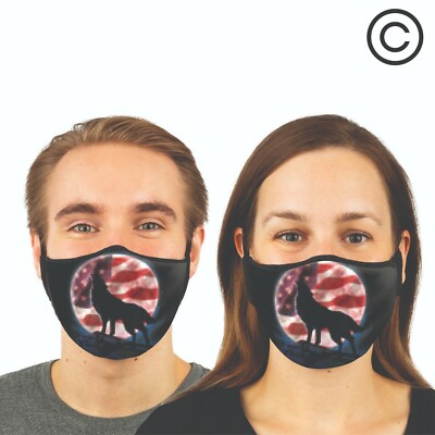 AMERICAN HOWL couples matching face masks - couple face mask ( 2 pcs ...