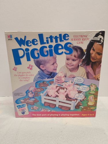 Wee Little Piggies Electronic Nursery Rhyme Game NEW SEALED MB My First ...