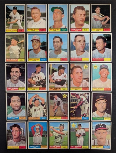 1961 Topps Baseball Set Break 25 Cards | eBay