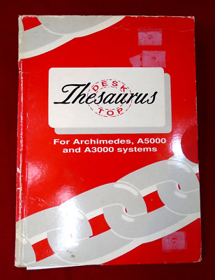 Desktop Thesaurus for Acorn Risc OS A5000/A3000 by Risc Developments ...