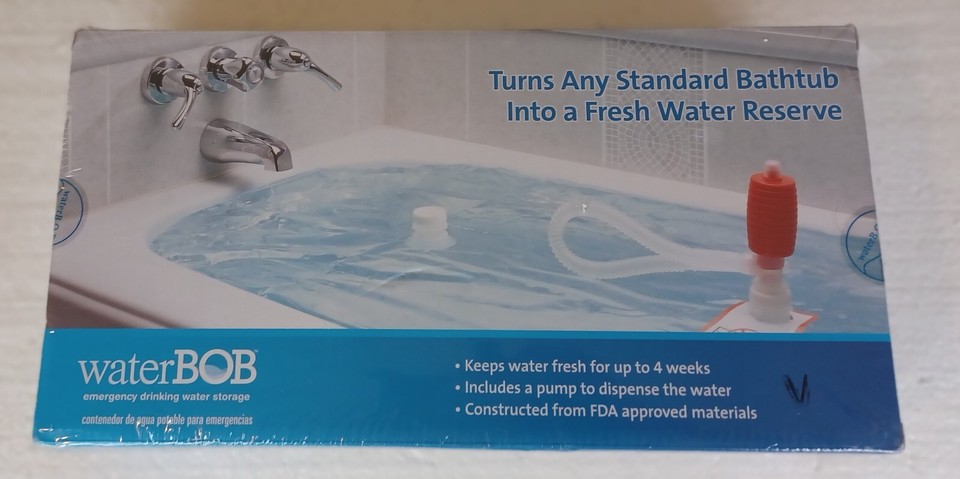 WaterBOB Survival Emergency Drinking Water Storage Kit 100-Gallons BPA ...