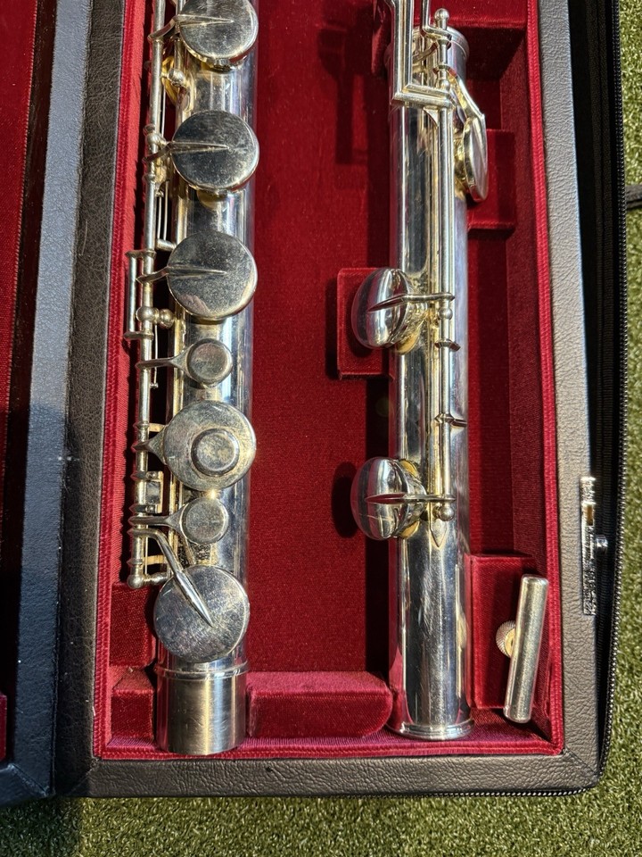 Jupiter JBF1000 Key of C Silver Plated Bass Flute With Case | eBay