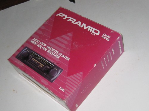 Pyramid Vintage Car Stereo Cassette Player 100S Old new stock | eBay