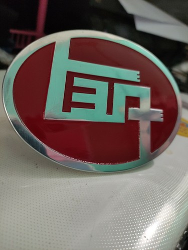 CAR BADGE - TOYOTA Vintage Japanese LOGO TEQ grill badge emblem enamel ...