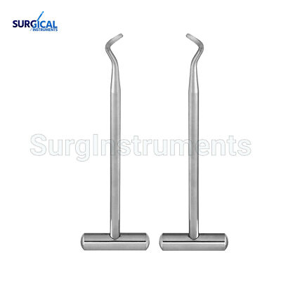 2 Dental Elevator Potts # 6X & 7X Surgical Instruments Stainless German ...
