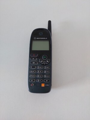 Vintage Motorola c520 Orange Classic Mobile Cell Phone Need Battery ...
