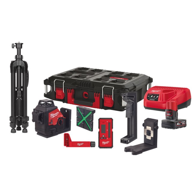 Milwaukee 3 Plane Laser Packout Kit - M12 3PLKIT-401P - M12 ...
