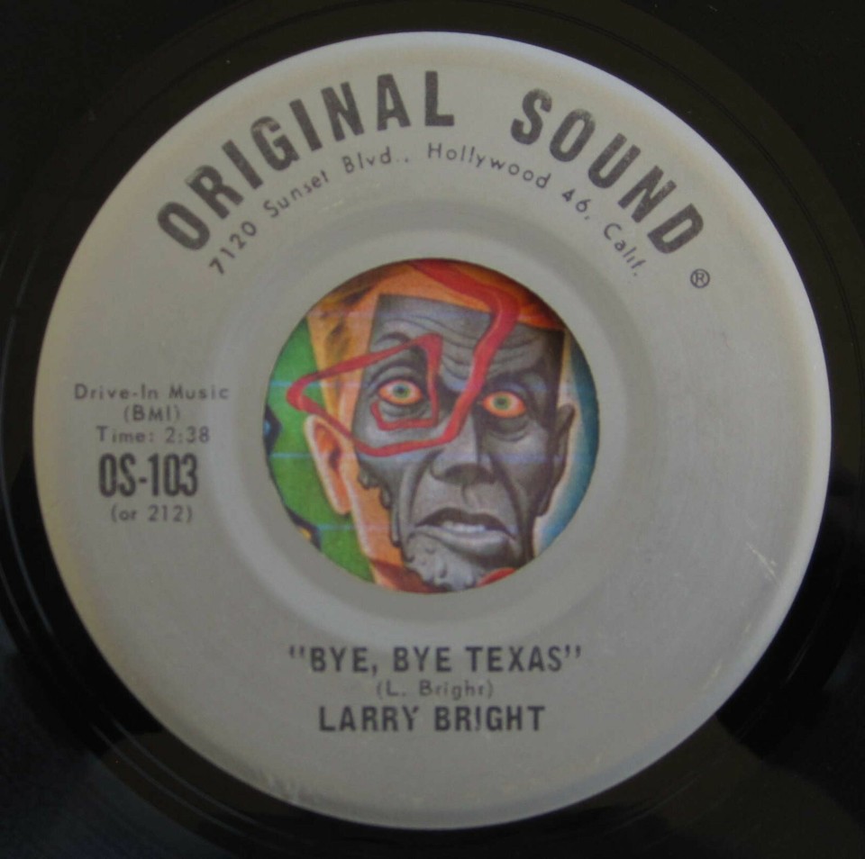 HEAR Larry Bright 45 Saw Her Standing There/Bye Texas NM- Beatles soul ...