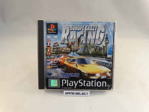 Europe Crazy Racing Playstation 1 2 3 One PS1 PS2 PS3 PSX PAL Complete ...