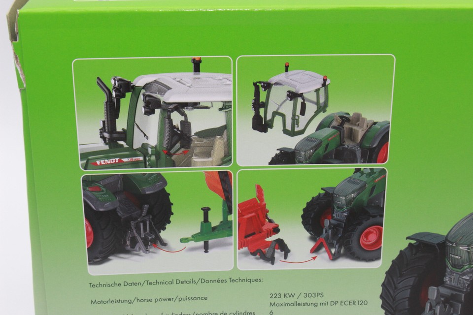 Siku 3293 Fendt 728 Vario Traktor Trecker Schlepper Spur 1 1:32 Neu in ...