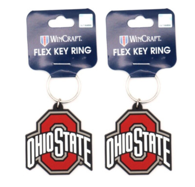 NCAA College Football Ohio State Buckeyes (2) Flex Keychains / Rings | eBay