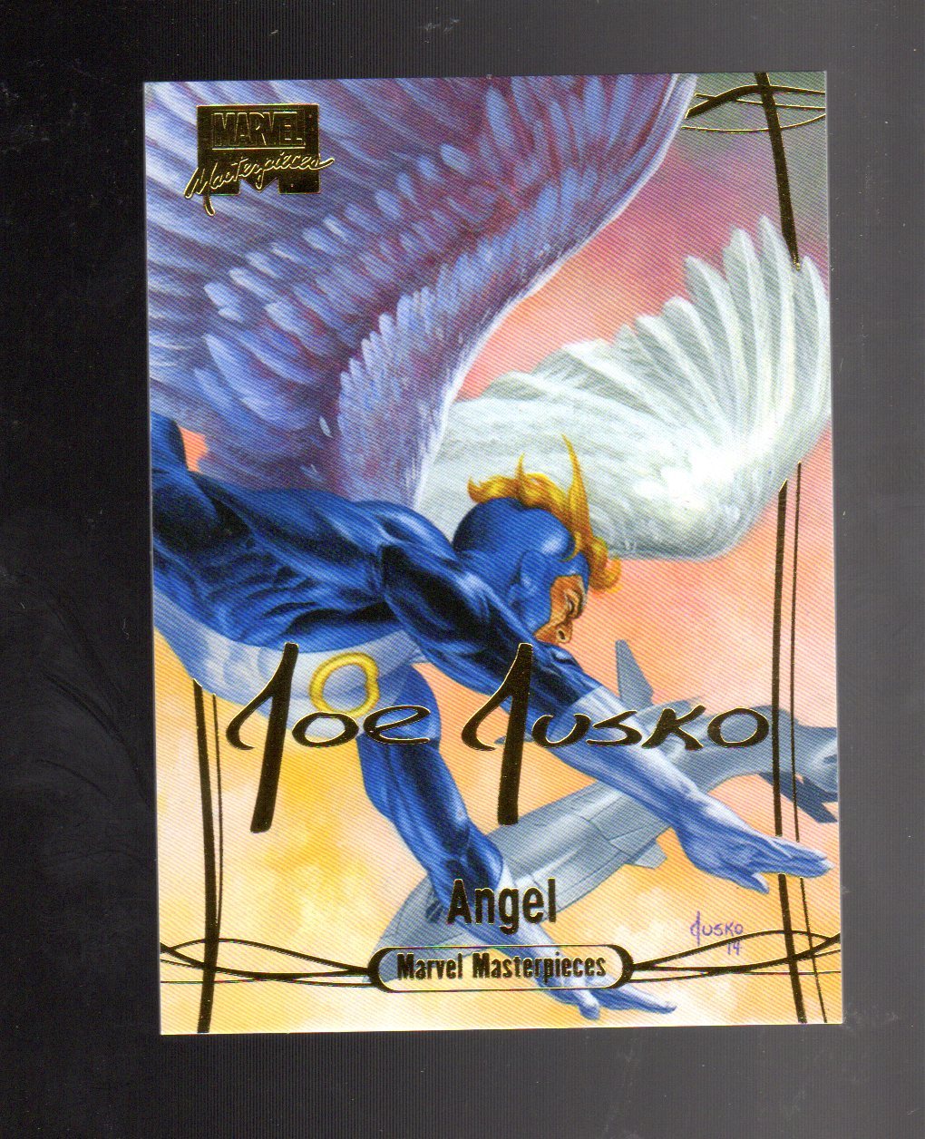 2016 Marvel Masterpieces #46 Joe Jusko GOLD signature card | eBay