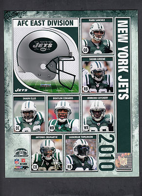 New York Jets 2010 Team Collage 8x10 Photo Sanchez-Greene-Tomlinson | eBay