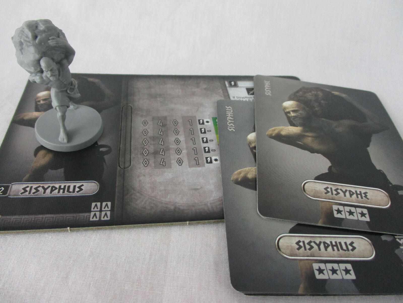 MYTHIC BATTLES Pantheon SISYPHUS Mini & Cards NEW!! | eBay