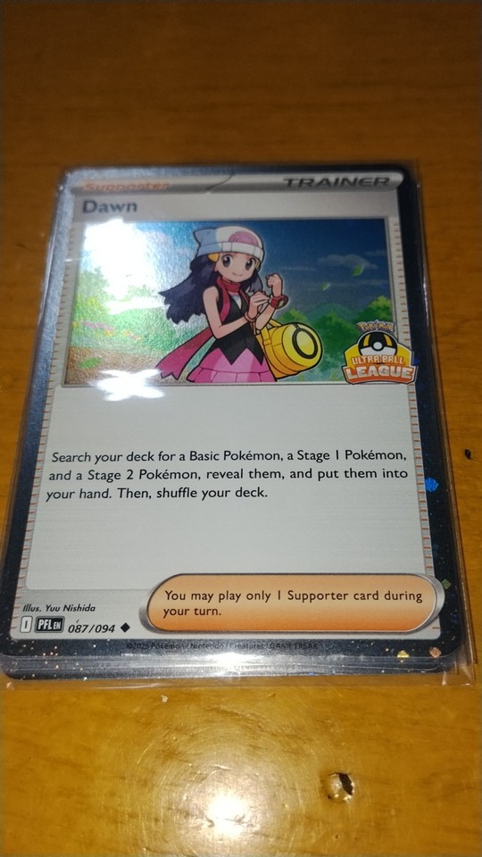 Pokemon TCG Dawn PFL Ultra Ball League Promo 087/094 Holo Foil Asia ...