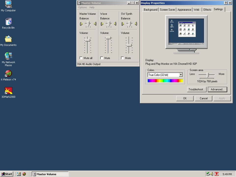 Mini Industrial Windows 2000 PC - Serial, Parallel, 4GB Ram, 16+60GB ...