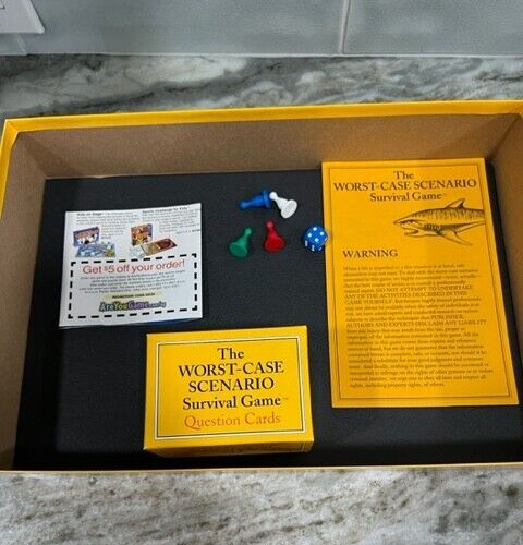 Vintage The Worst Case Scenario Survival Board Game University Games ...
