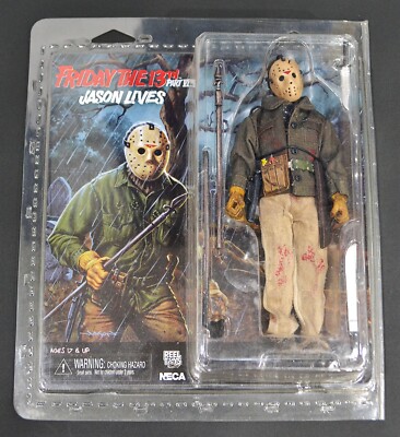 FRIDAY THE 13TH JASON LIVES 8" CLOTHED Action Figure NECA NEW Jason ...