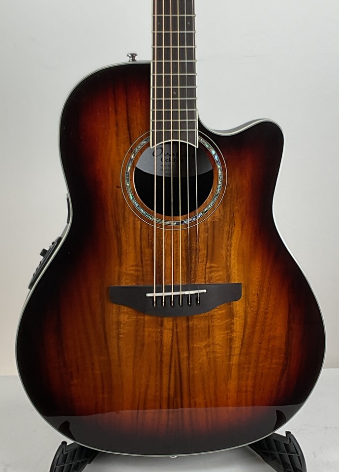 Ovation Celebrity Plus Super Shallow Acoustic-Electric Guitar - Dinged ...
