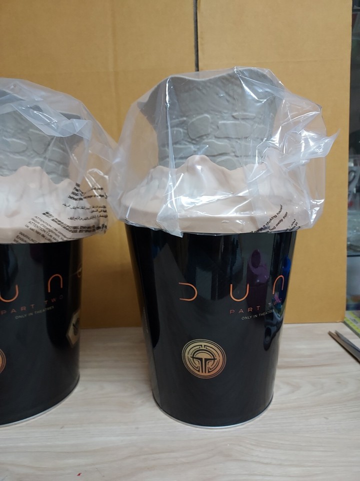Dune Part Two Sandworm Lid Popcorn Tin Bucket 130oz. Brand New Viral ...