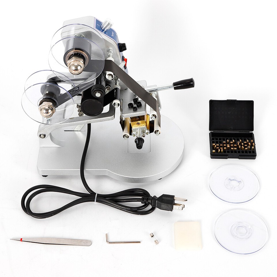 Manual Hot Stamp Printer Ribbon Coding Hot Foil Stamping Date Code ...