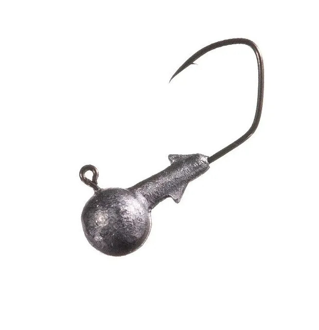 Arkie jig heads Unpainted Ball Head ~ Sickle Hook~ Free Ship (2 pks=20 ...