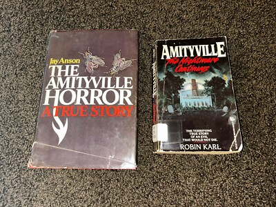 THE AMITYVILLE HORROR HC DJ 1st Ed Book Club 1977 JAY ANSON & Continues ...