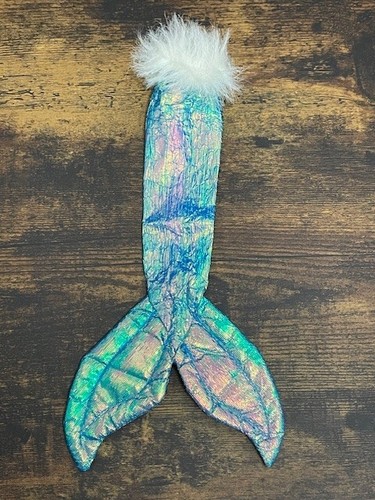 Ariel Barbie Mermaid Tail Fin Only - Iridescent Teal | eBay Australia