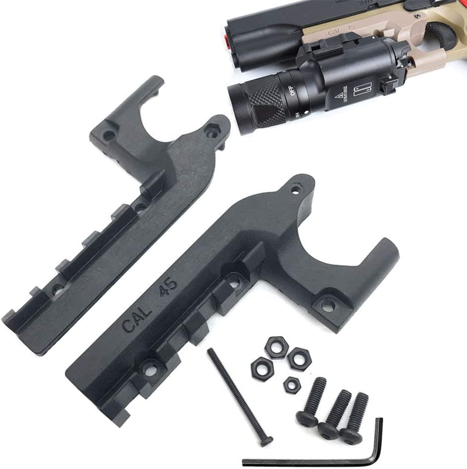 1911 Picatinny Rail Adapter Mount, 20Mm under Rail Laser Flashlight ...