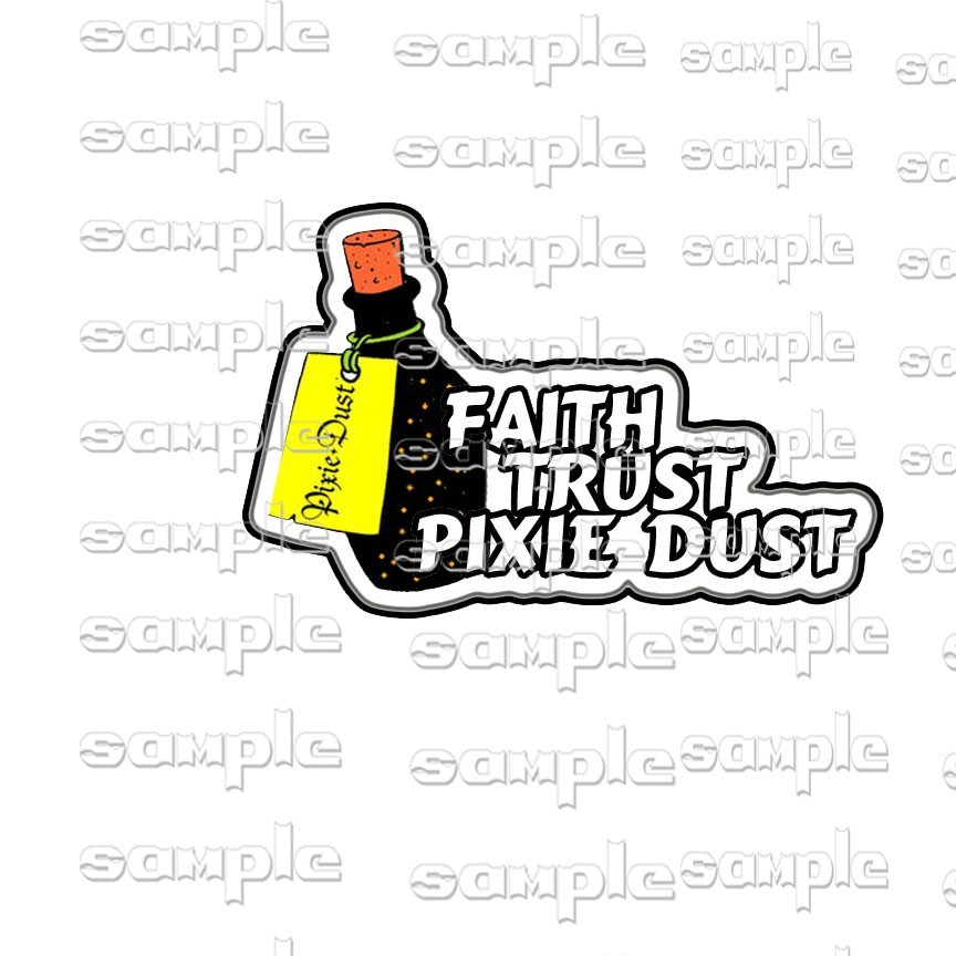Disney PREMADE Scrapbook Disney Faith Trust Pixie Dust paper piece die ...