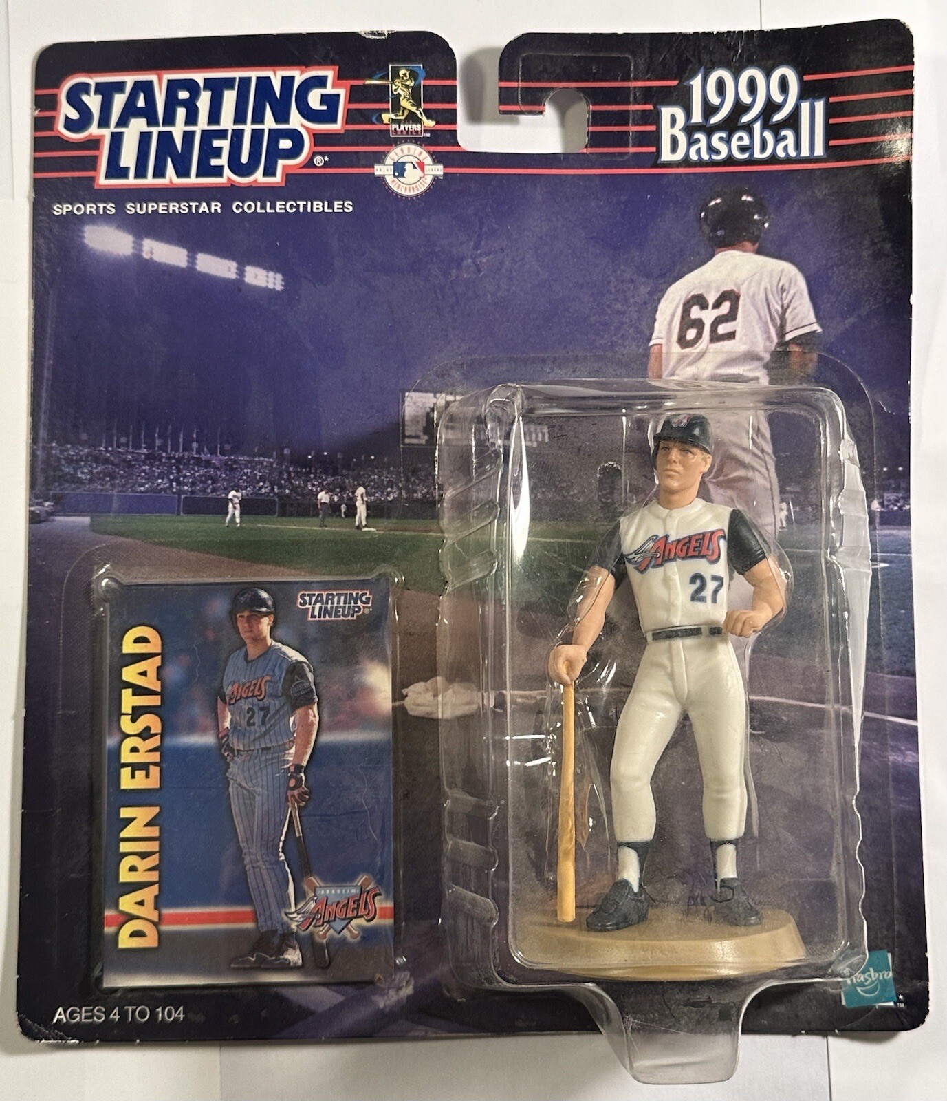 Starting Lineup 1999 Baseball Darin Erstad Angels Figurine With Card ...