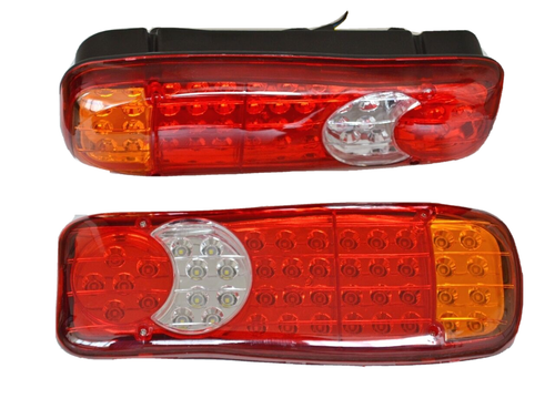 #2x 24V LED Rear Tail Combination Lights for Iveco Renault DAF Scania ...