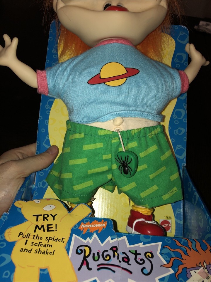 Nickelodeon Rugrats Chuckie Finster Scared Scream and Shake Doll 1997 ...