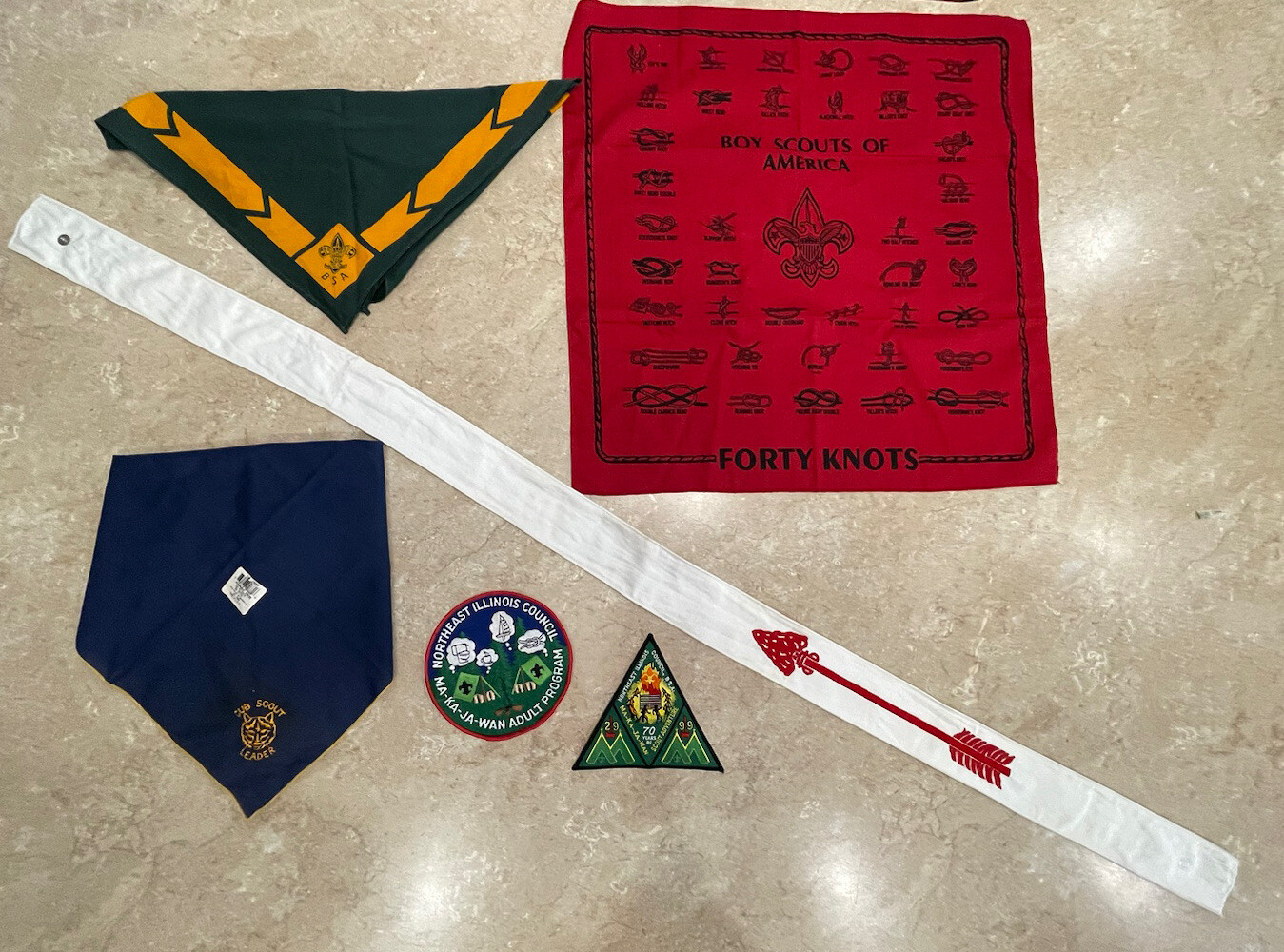 Vintage Boy Scouts Patch Vintage Order of the Arrow sash Red ...