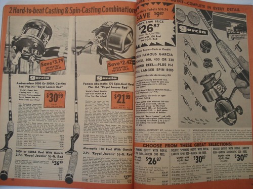 KLEIN'S SPORTING GOODS SALE CATALOG FALL-WINTER 1966 RIFLES HUNTING ...