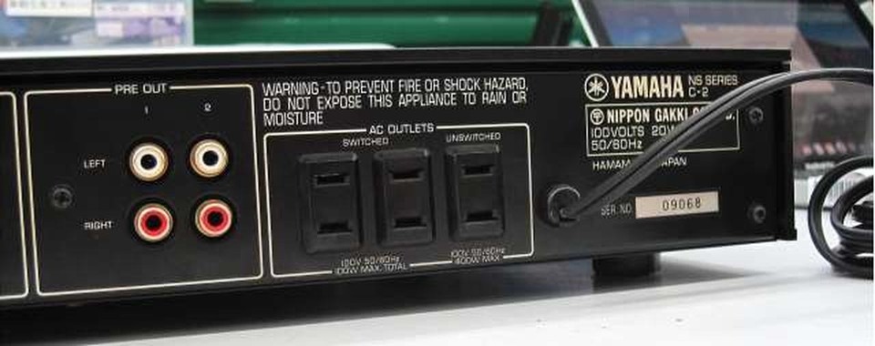 Yamaha C-2 Control Amplifier Transistor Super Low Noise FET Audio | eBay