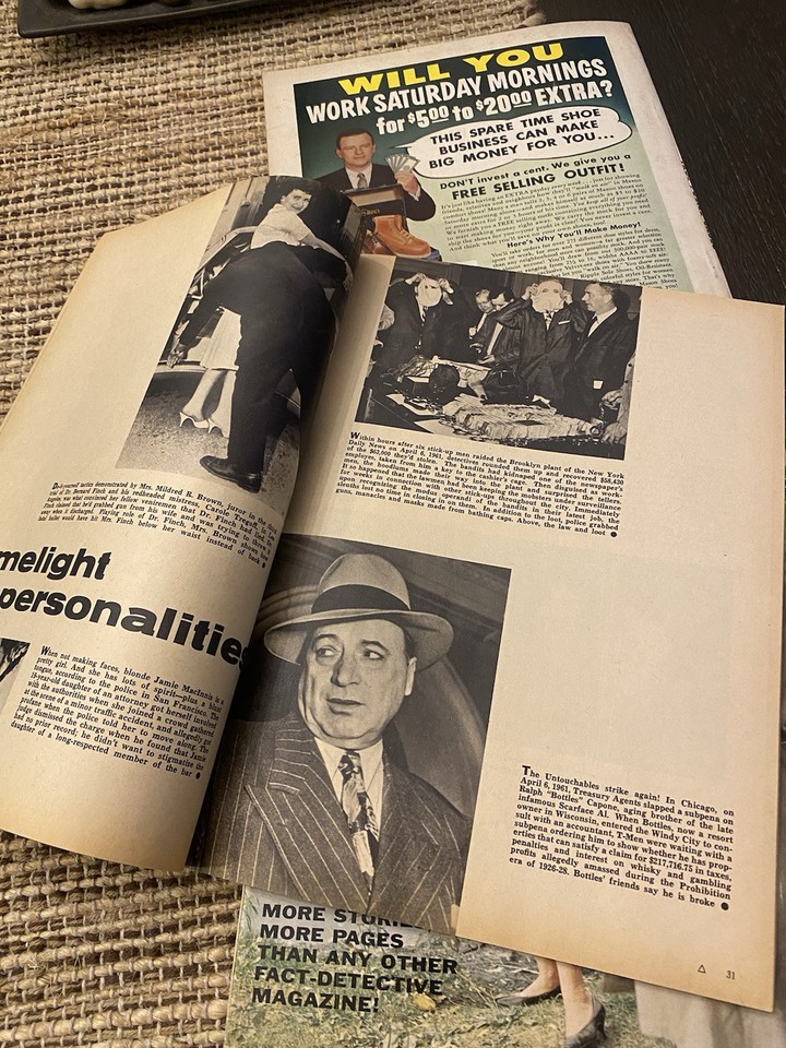 LOT OF FOUR: Vintage 1960s True Police Cases Magazine (True Crime, Pulp ...