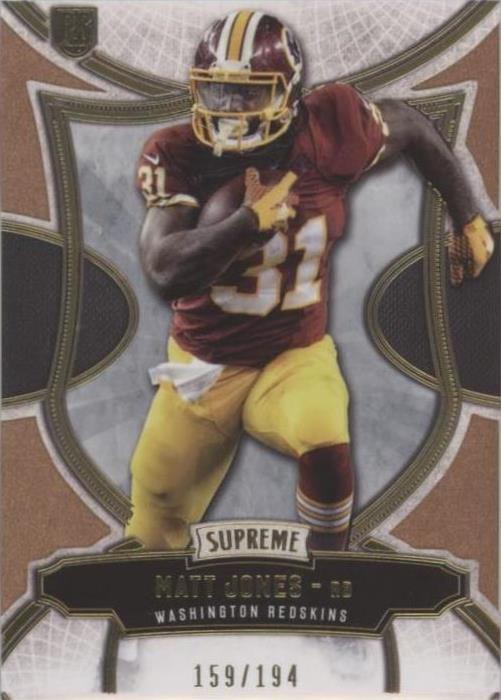 2015 Topps Supreme - Matt Jones #86 Copper /194 (RC) for sale online | eBay