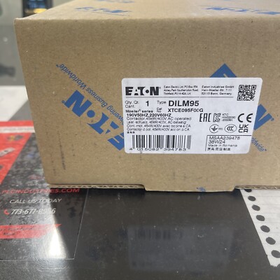 EATON CONTACTOR XTCE095F00B /MOELLER DILM95 190-240V AC | eBay