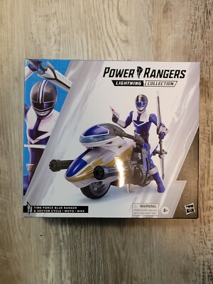 Power Rangers Lightning Collection Time Force Blue Ranger and Vector ...