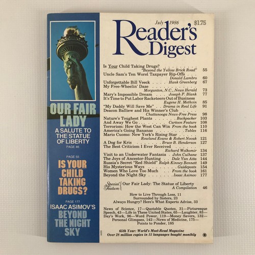Reader's Digest #771 July 1986 Subscription Edition | eBay