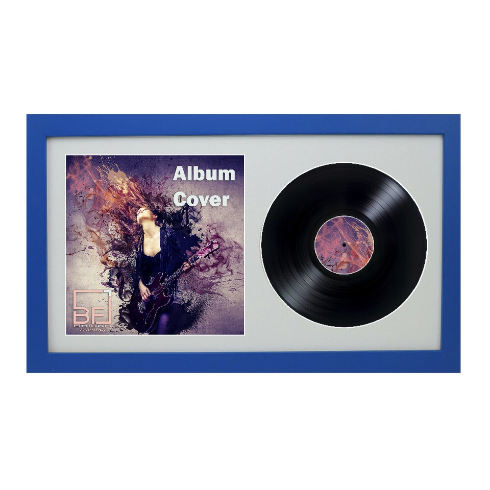 12" / 10" / 7" Vinyl LP Record and Album Cover Frame Memorabilia Wall ...