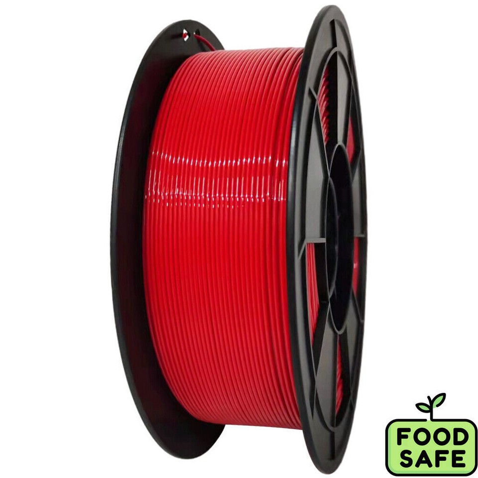 Food Safe 1.75mm PETG Filament 1KG,3D Printer Filament Black PETG Easy ...