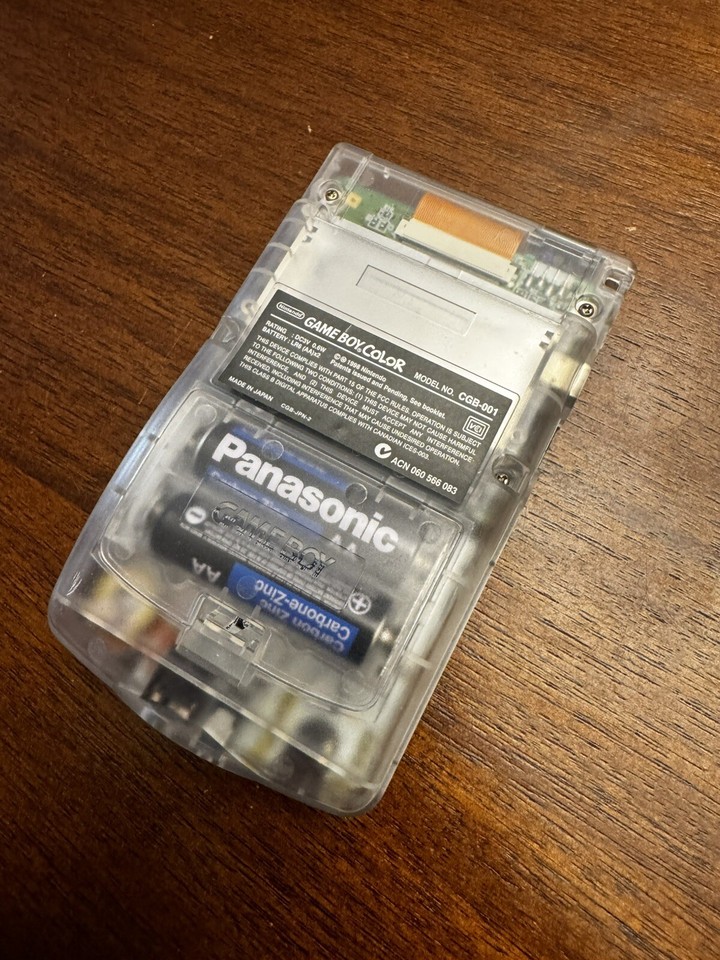Nintendo Game Boy Color Clear Transparent 🔥 CGB-001 GBC | eBay
