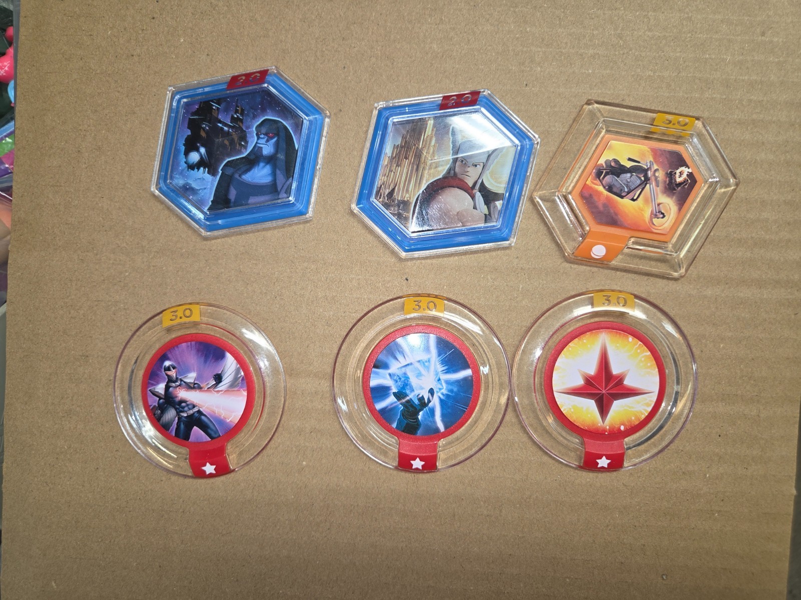 Disney Infinity Ghost Rider's Motorcycle Marvel thor ronan Power Disc ...