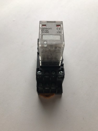 *USED* 5A250V 1355C-RJ MAX-RELAY WITH OMRON MY4N 24 VDC BASE-FREE ...