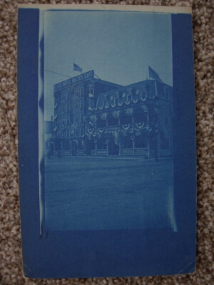 RPPC-OLD ORCHARD BEACH ME-ELITE HOTEL-WHITES CAFE-FLAG-CYAN REAL PHOTO ...