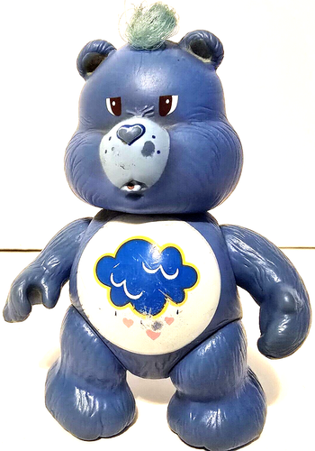 Vintage Kenner Care Bears Grumpy/Storm Bear Poseable PVC Figure - 1983 ...