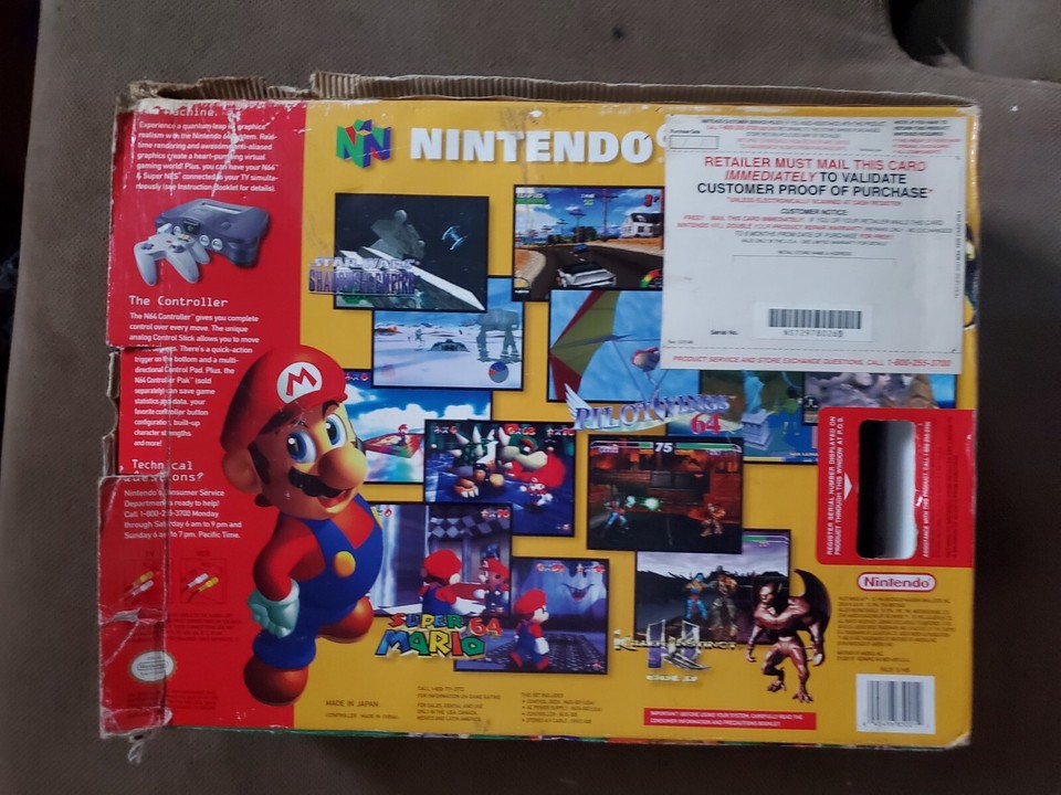 Nintendo 64 N64 Launch Edition Console Boxed TESTED FAST SHIPPED ...