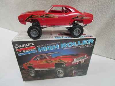 Vintage Monogram 69 Camaro High Roller 1:24 Built Model Car Vintage Monogram 69 Camaro High Roller 1:24 Built Model Car